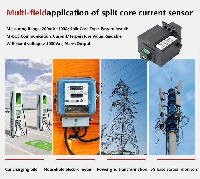 power tag M-bus current transformer wireless current sensor wireless ...