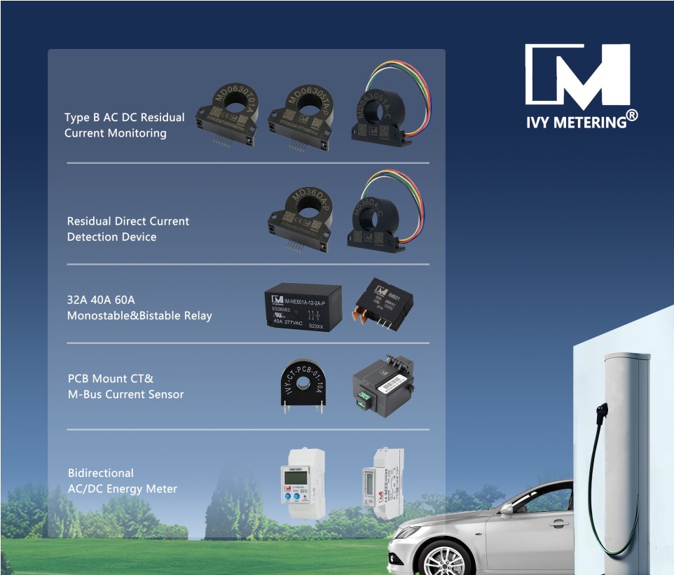 EVSE Solution RCD Sensor Relay PCB CT PCBA EV Charging Components